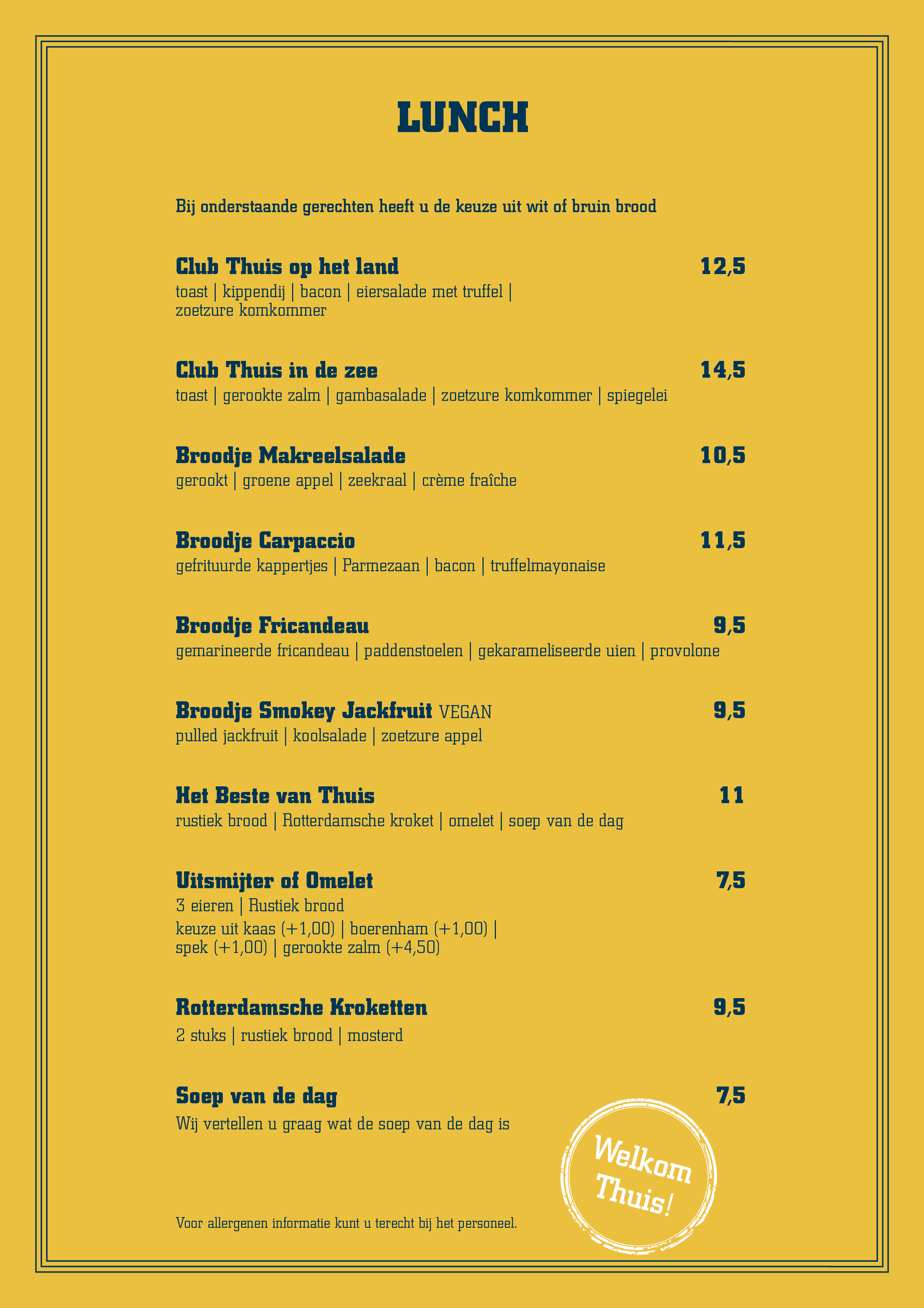 Menu – Brasserie thuis